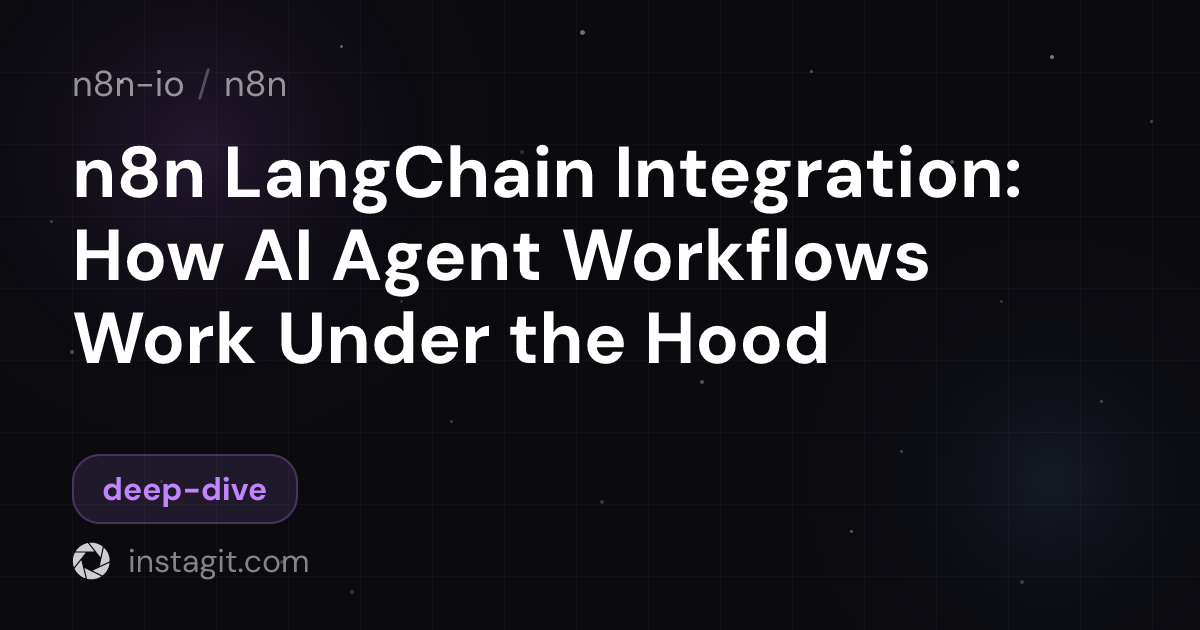 n8n LangChain Integration: How AI Agent Workflows Work Under the Hood ...